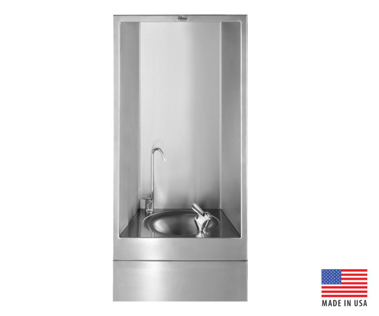 Filtrine Drinking Fountain Gooseneck Push Button CC-161 Bottle Filler ...