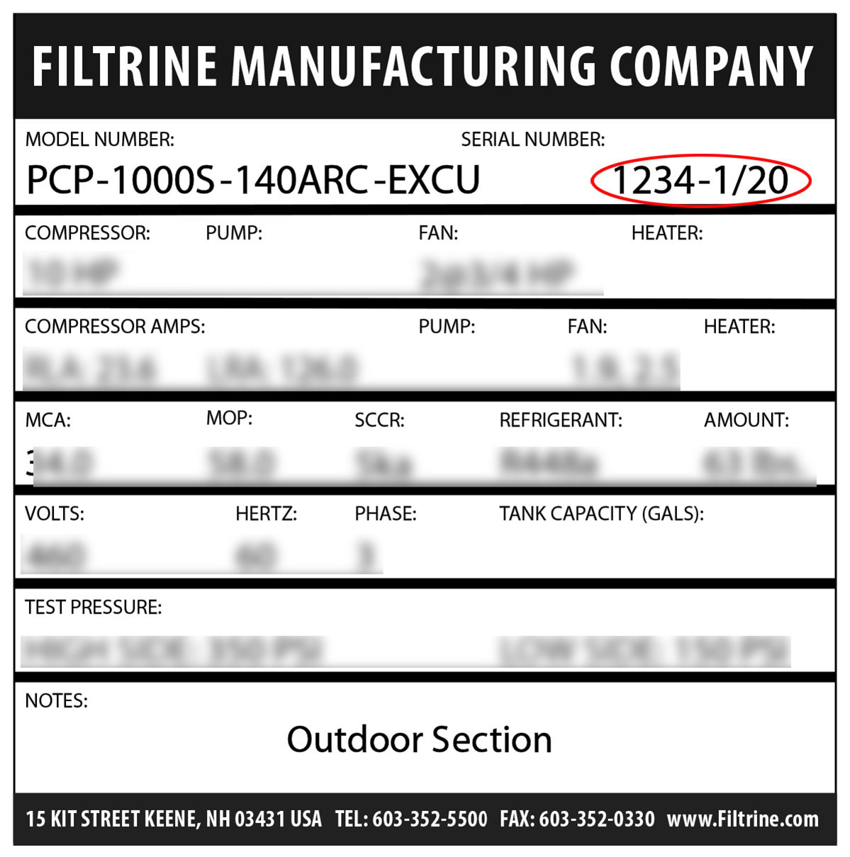 Product Identification - Filtrine